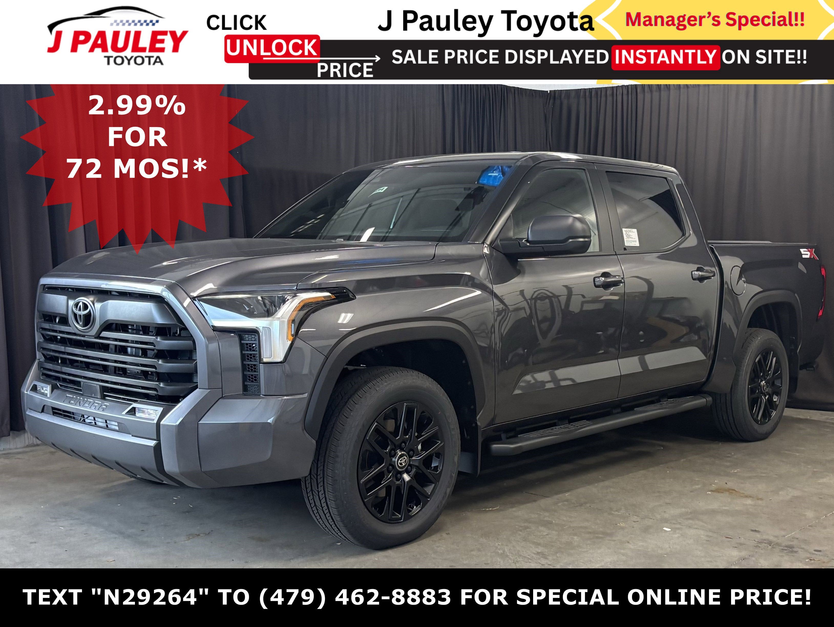 2026 Toyota Tundra SR5 - SX Edition 4WD | J. Pauley Toyota Specials ...